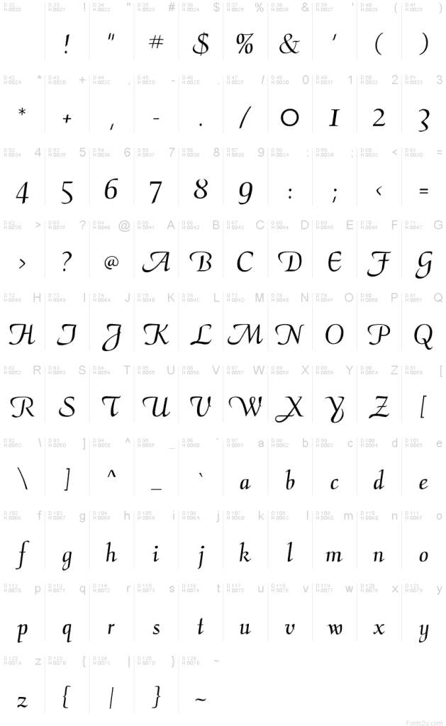 Calligraphy Fonts - 50 Brilliant Calligraphy Fonts